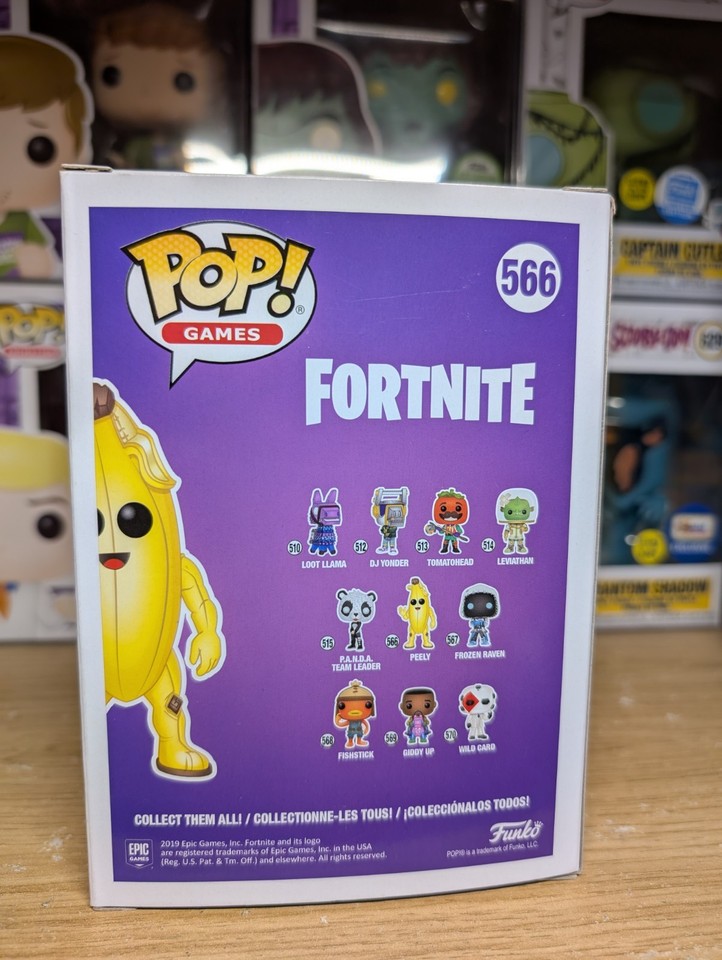 Funko POP! Games Fortnite Peely #566 w/Pop Protector | eBay UK