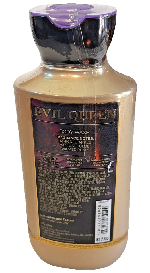 Bath & Body Works Disney Villains EVIL QUEEN Body Wash Sealed 10oz ...