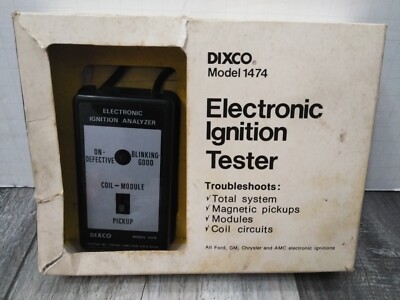 N.O.S Dixco Electronic Ignition Tester 12-volt #1474 Works W/ Ford,GM ...