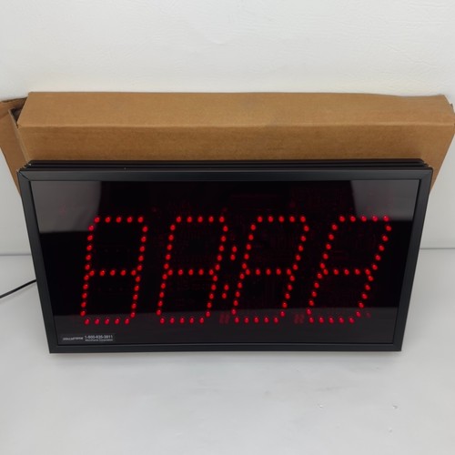 Microframe A6340 Series 764 LED 4 Digit Display Sign 16.5" x 9" w ...