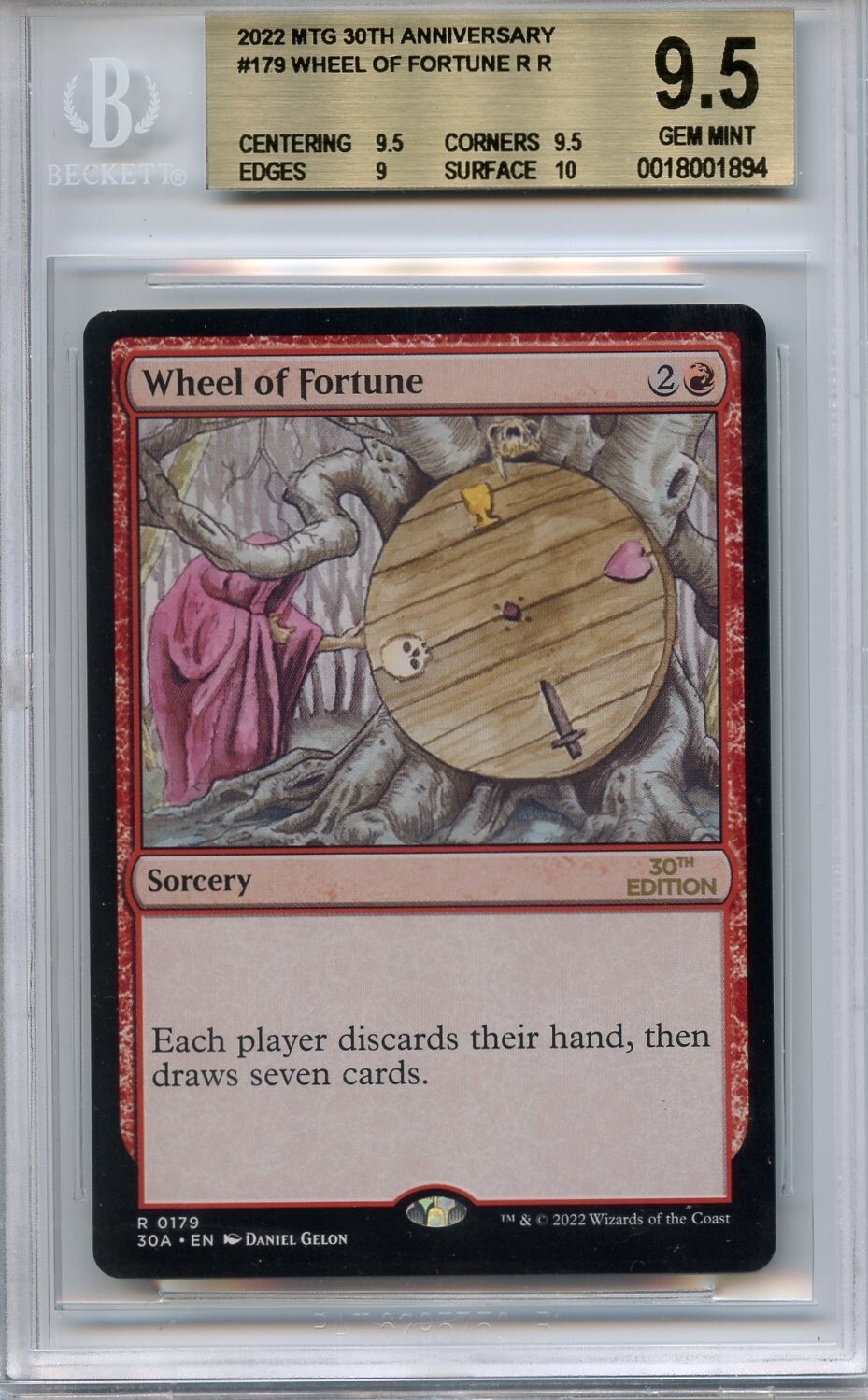 Gem Mint - Wheel Of Fortune 30th Anniversary Edition BGS 9.5B+ MTG | eBay