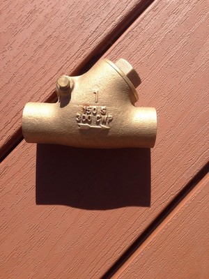 1" 1 inch swing check valve, wye pattern, 150 S, 300 CWP | eBay