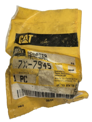 Caterpillar (Cat) 7X-7945 or 7X7945 Adapter ORFS Bulkhead M to F Dash 4 ...