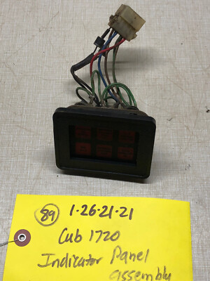 Cub Cadet 1720 Tractor Indicator Lamp Assembly 725-3115C, 779-3266, 731 ...