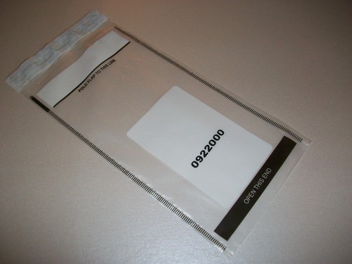 500 Plastic Tamper Evident Bank Bags Notes Cash Money £ Secure items ...