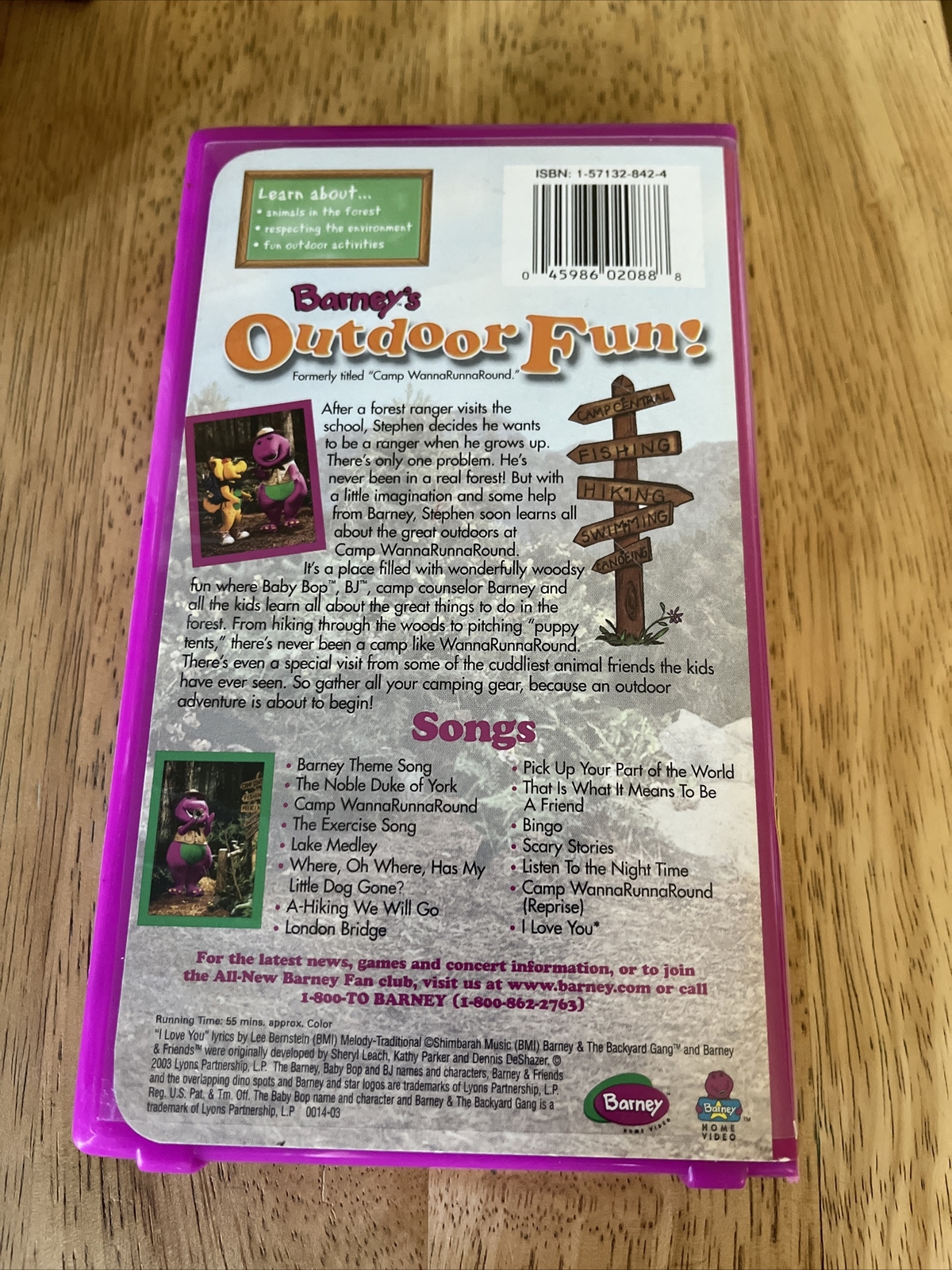 Barneys Outdoor Fun (VHS, 2003) for sale online | eBay