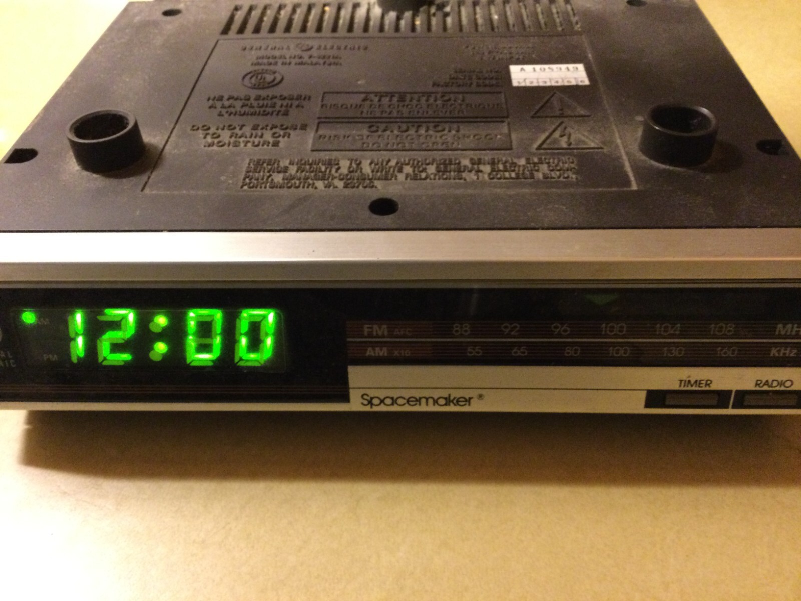 GE Spacemaker Kitchen Companion Radio model 74221, Used, Good condition ...