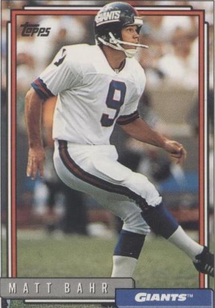 1992 Topps - Matt Bahr #259 for sale online | eBay