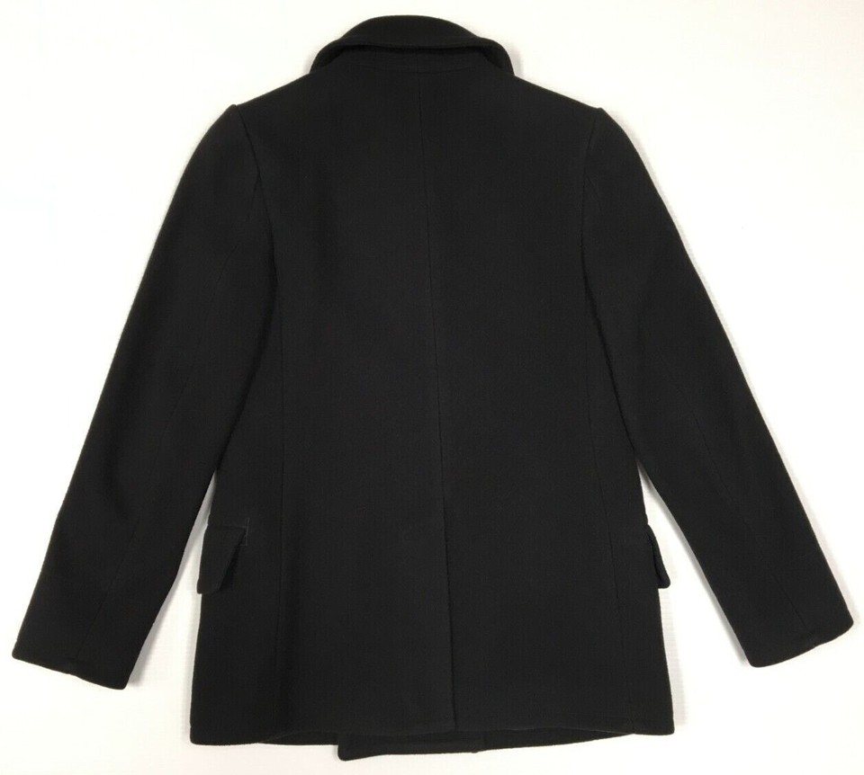 Polo Ralph Lauren Wool Naval Officer Academy Double Breasted Pea Coat ...