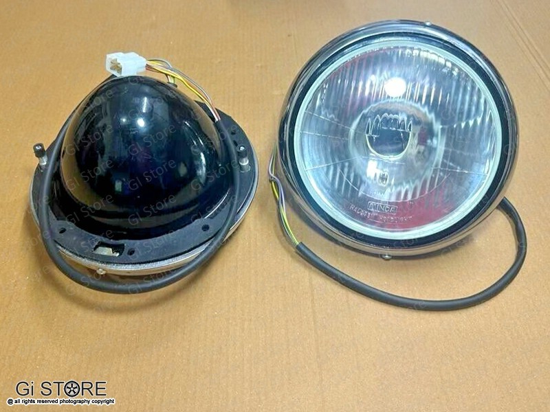 Headlight Light Pair Left & Right fits willys jeep CJ2A 3A 3B CJ5 M38 ...