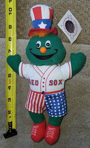 HTF Twin Enterprises Boston Red Sox Patriotic Plush Wally Mascot Stuffy ...