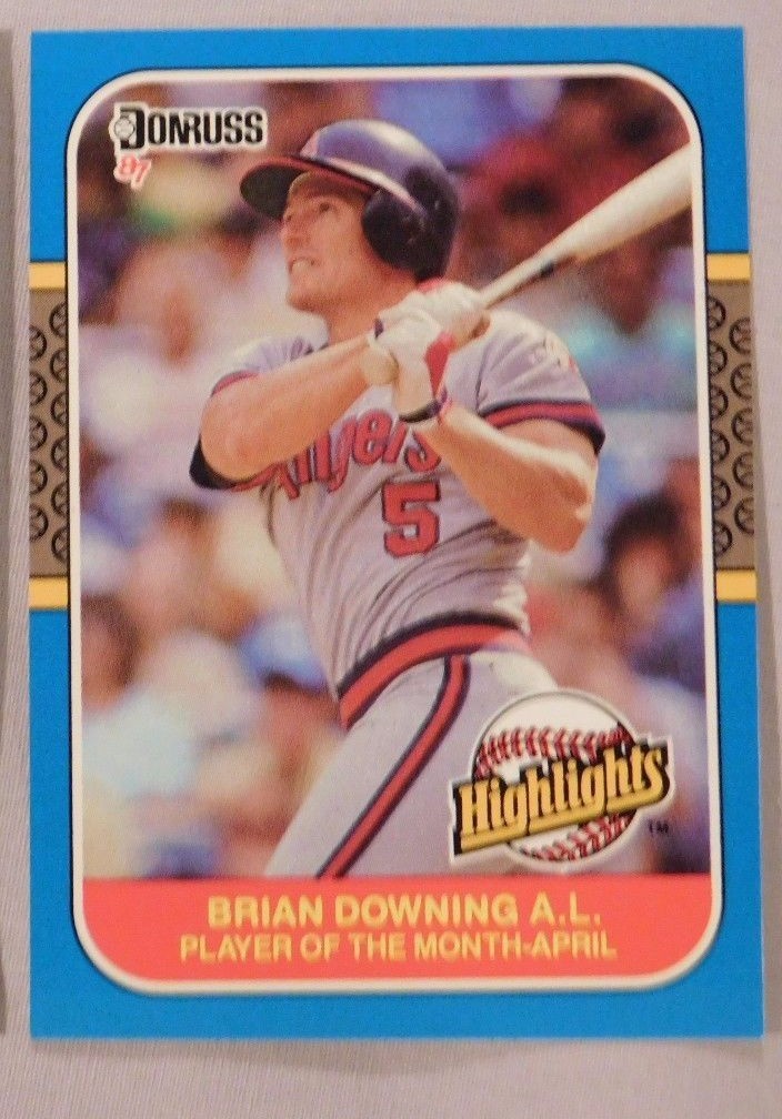 1987 Donruss Highlight Brian Downing Angels Baseball Card | eBay
