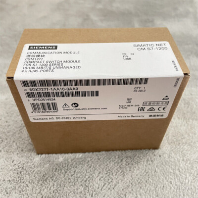 6GK7 277-1AA10-0AA0 NEW SIEMENS 6GK7277-1AA10-0AA0 S7-1200 Compact ...