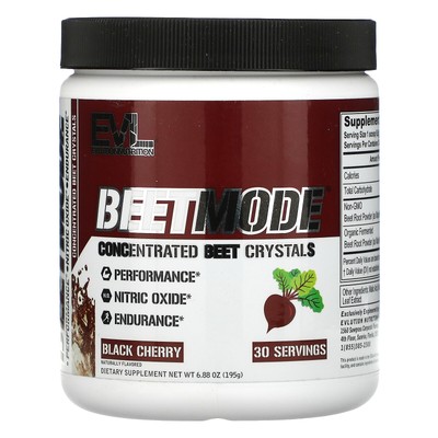 EVLution Nutrition, BeetMode, Concentrated Beet Crystals, Black Cherry ...
