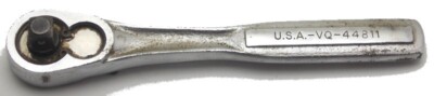 Craftsman 3/8" Drive Quick Release Socket Ratchet VQ-44811 Made in USA ...