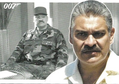 GENERAL MEDRANO - James Bond 007 trading card - 2010 Rittenhouse | eBay
