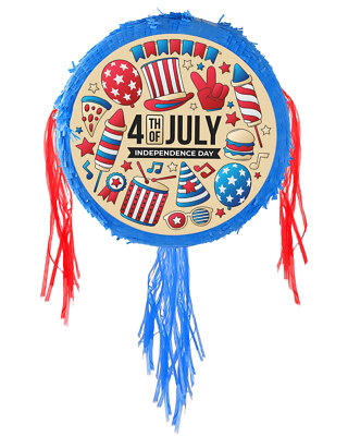 Independence Day 4th of July Pinata, Jumbo Pinata, 24 Inch Diameter ...