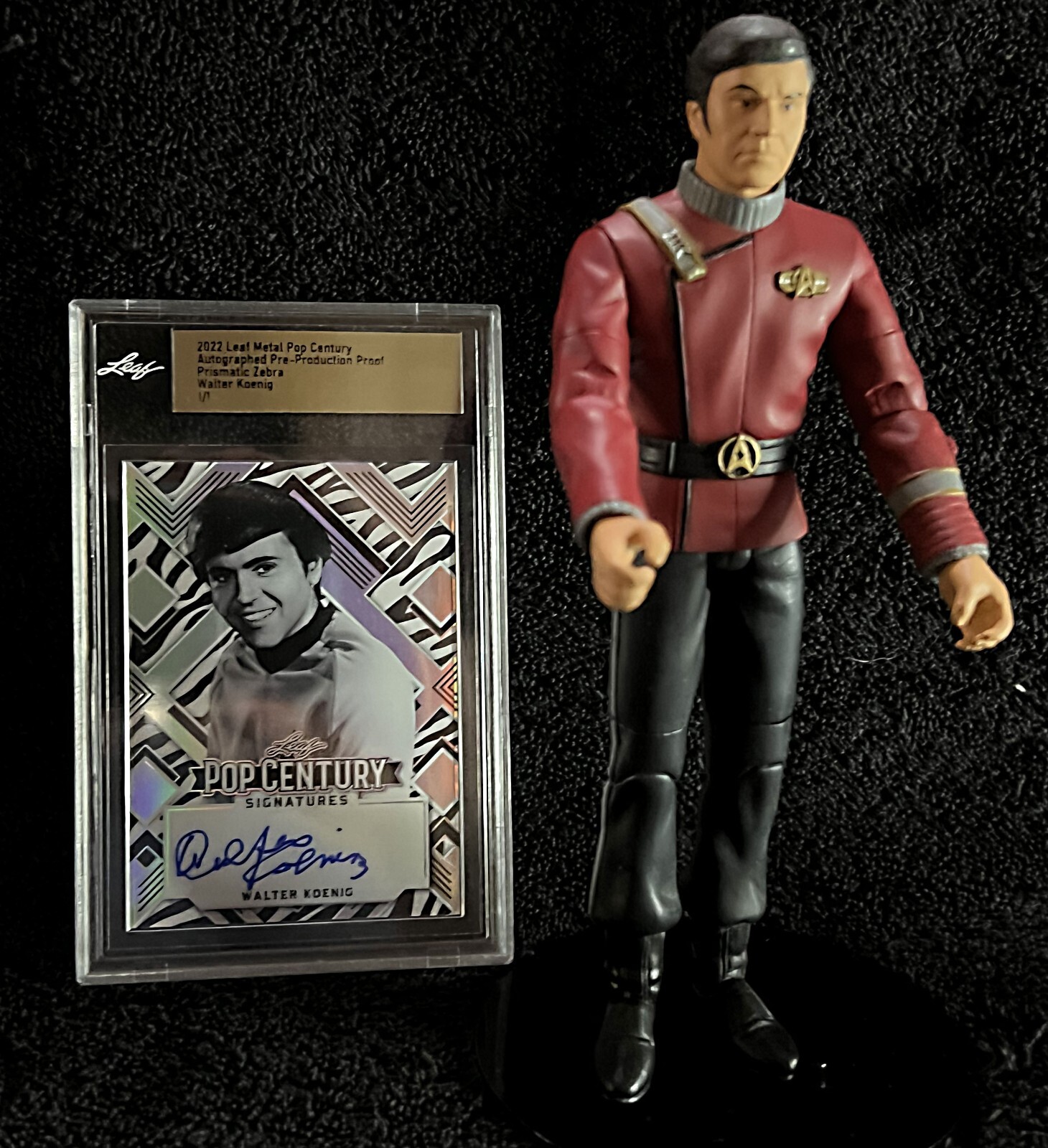 CHEKOV • KOENIG AUTOGRAPHED 1/1 CARD • STAR TREK II THE WRATH OF KHAN ...