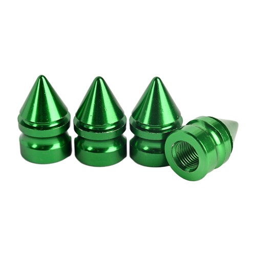 4x 8-Color Metal Spike Wheel Tire Valve Stem Caps For Car/bike/truck ...