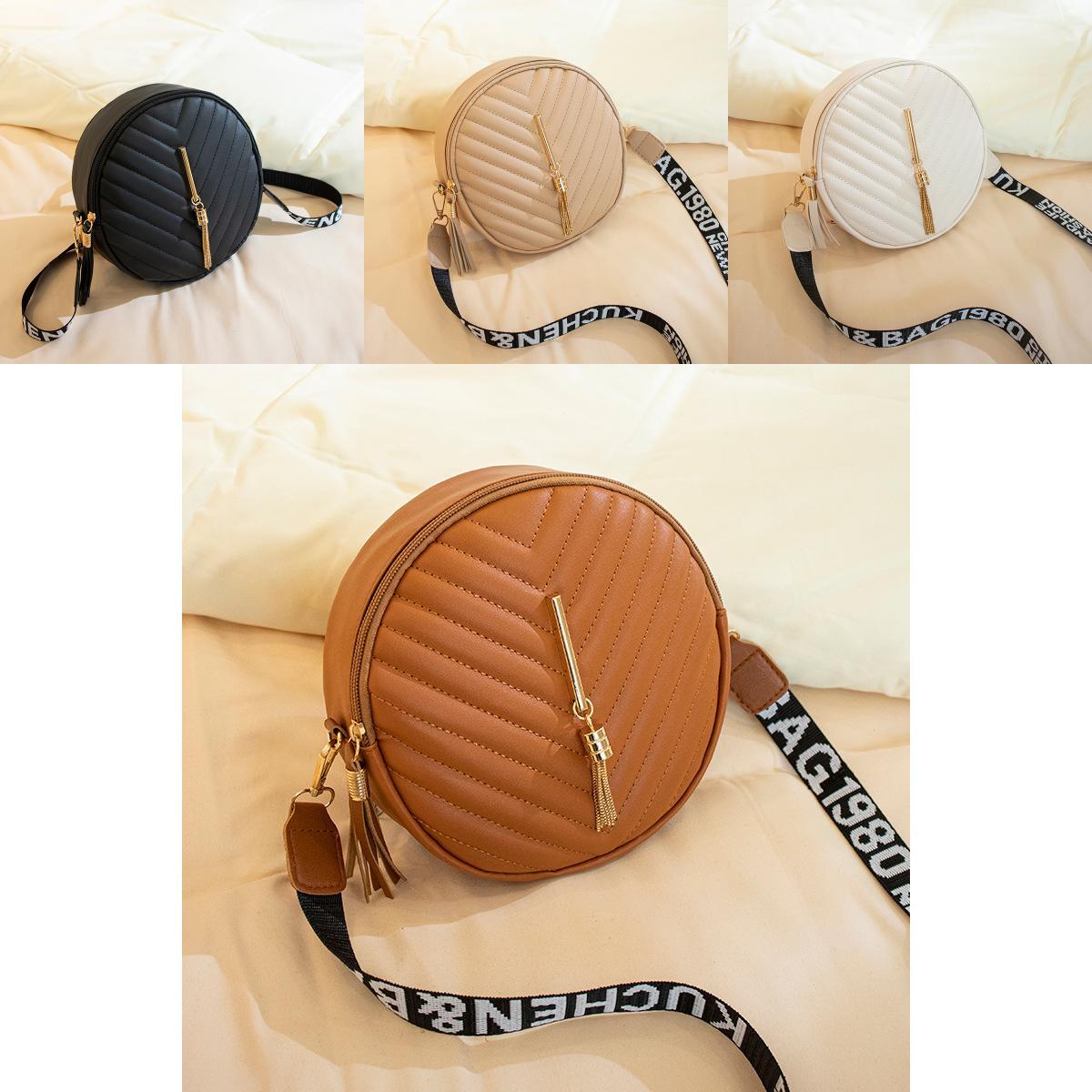 Embroidered Small Round Bag 2023 Women Bag Stylish Shoulder Crossbody ...
