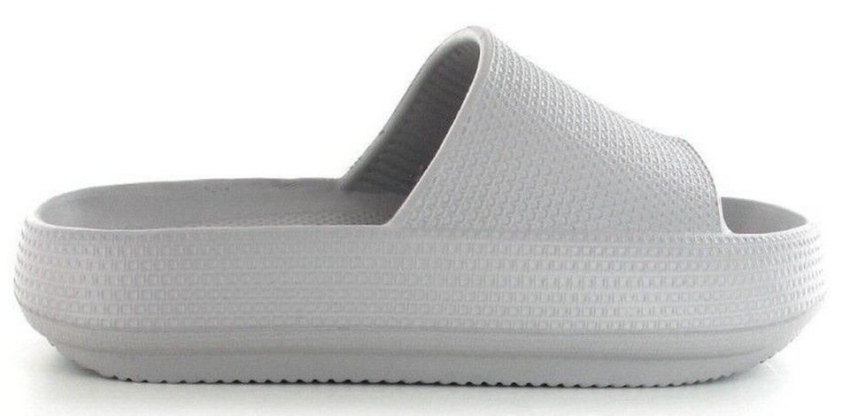 Womens Pillow Sliders Slides EVA Comfort Summer Shower Beach Sandals ...