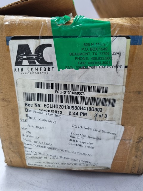 Genteq Furnace Blower Motor 5KCP39PG 1/2 HP 1100 RPM for sale online | eBay