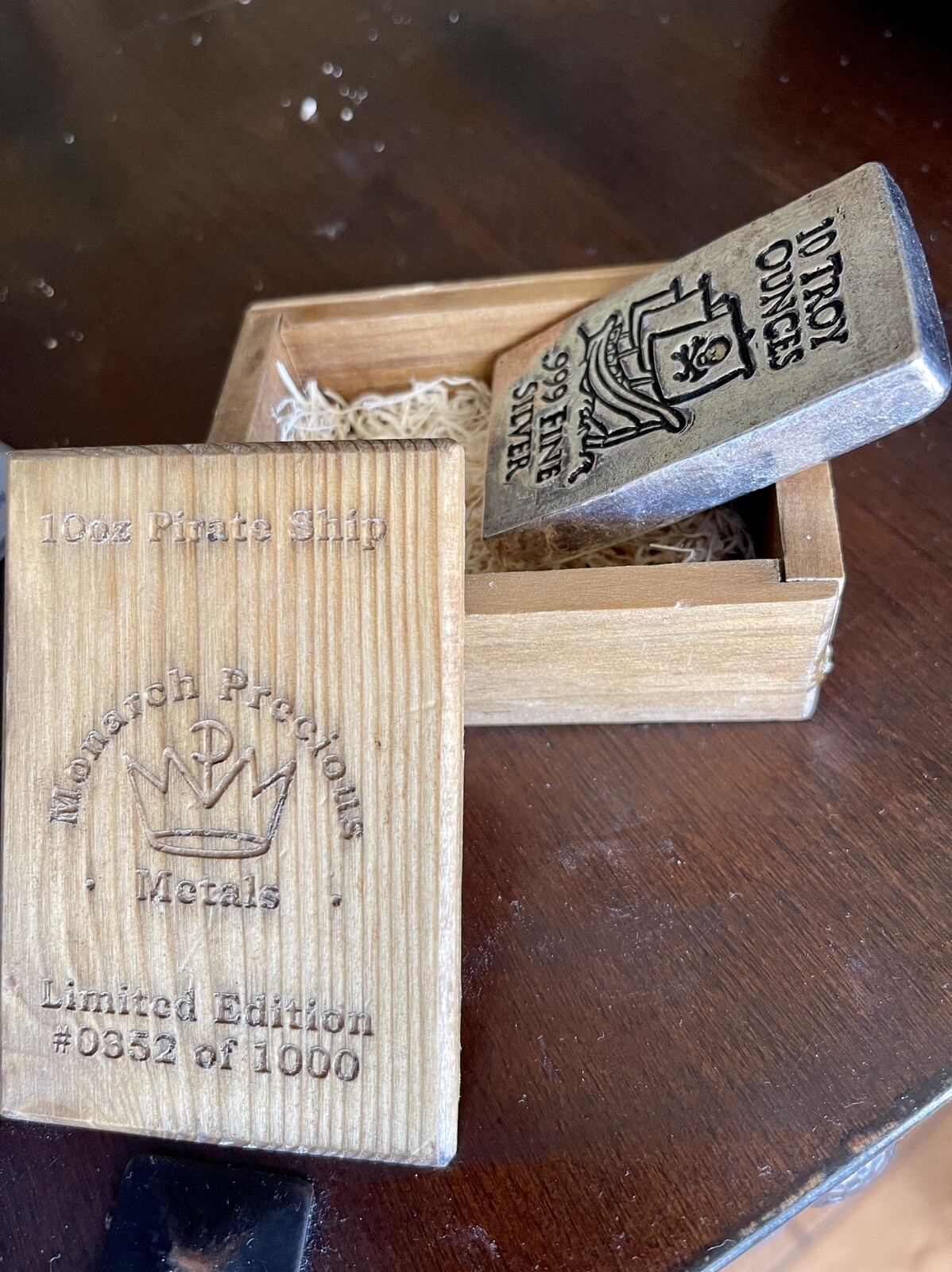 Limited Edition Monarch Precious Metals 10oz .999 Pirate Ship/Chest | eBay