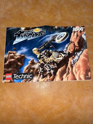 LEGO Technic Throwbot Granite Rock #8506 Manual Only 1999 Vintage | eBay