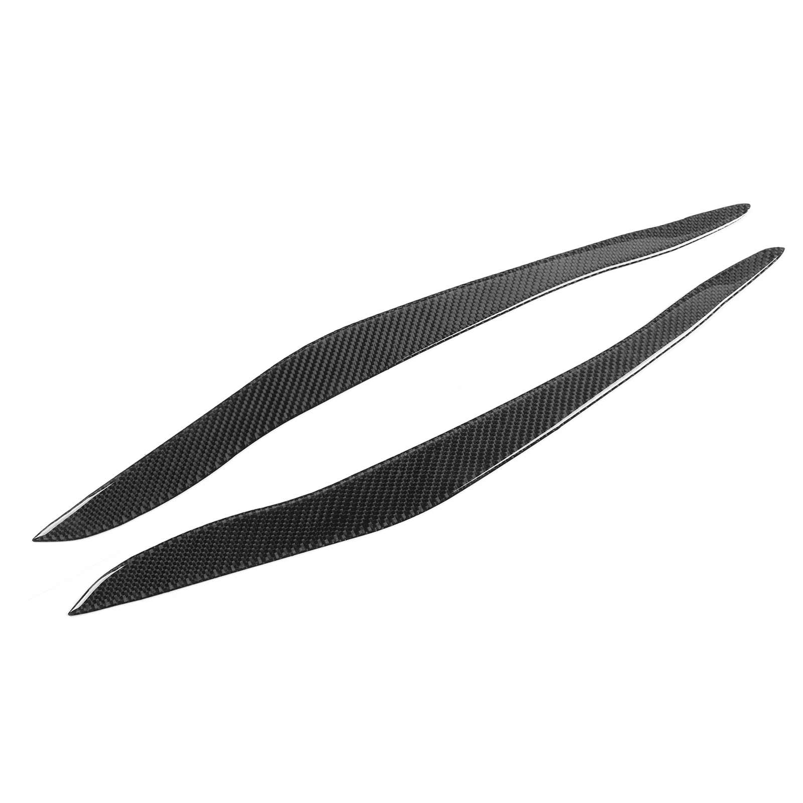*2pcs Carbon Fiber Headlight Eyebrow Exterior Decor For X5 E70 2007 ...