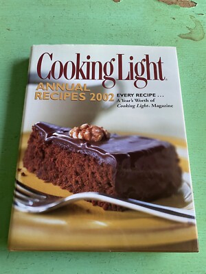 Vintage 2002 Cooking Light Annual Recipes Cookbook Cook Book | eBay