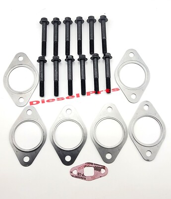 Exhaust Manifold Gaskets with Bolts For Cummins 6CT replaces # 3932063/ ...