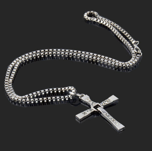 Fast and Furious Movie Dominic Toretto's Cross CZ Necklace (Pendant ...