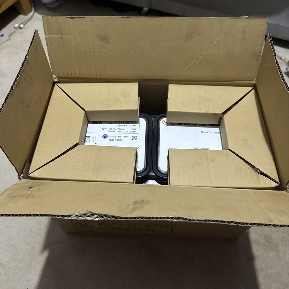 BMW OEM Genuine Lithium Ion Battery 70Ah 61217908321. M2 M3 M4 M5 M6 M8 ...