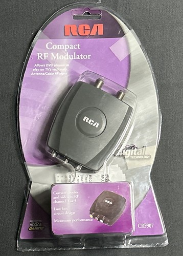 RCA - Compact RF Modulator - Designed for DVD's & Gaming - CRF907 | eBay