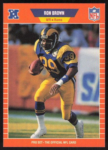 1989 Pro Set Ron Brown #196 Los Angeles Rams | eBay