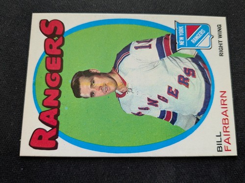 1971-72 O-Pee-Chee Hockey Card # 215 Bill Fairbairn RC - New York ...