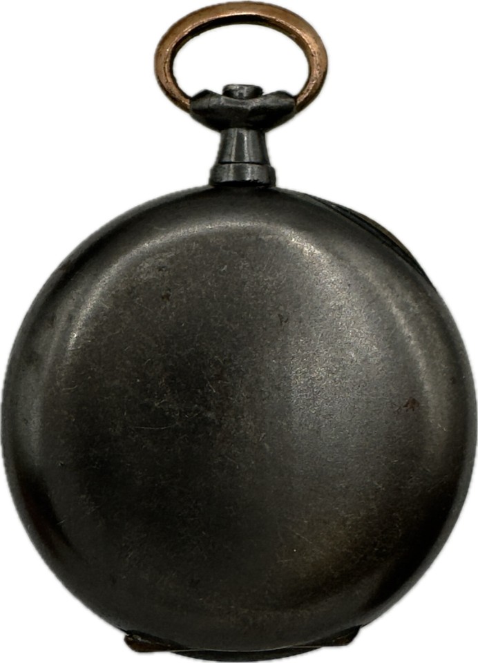 Antique 31mm Xi Open Face Pocket Watch Case for Movement Gun Metal ...