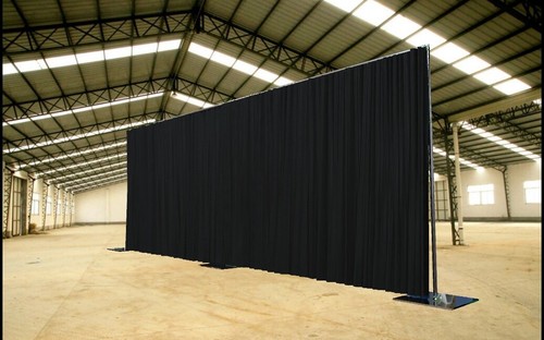 ADJUSTABLE QUICK BACKDROP KIT 12 FT TALL x 24 FT- 60 FT WIDE PIPE ...