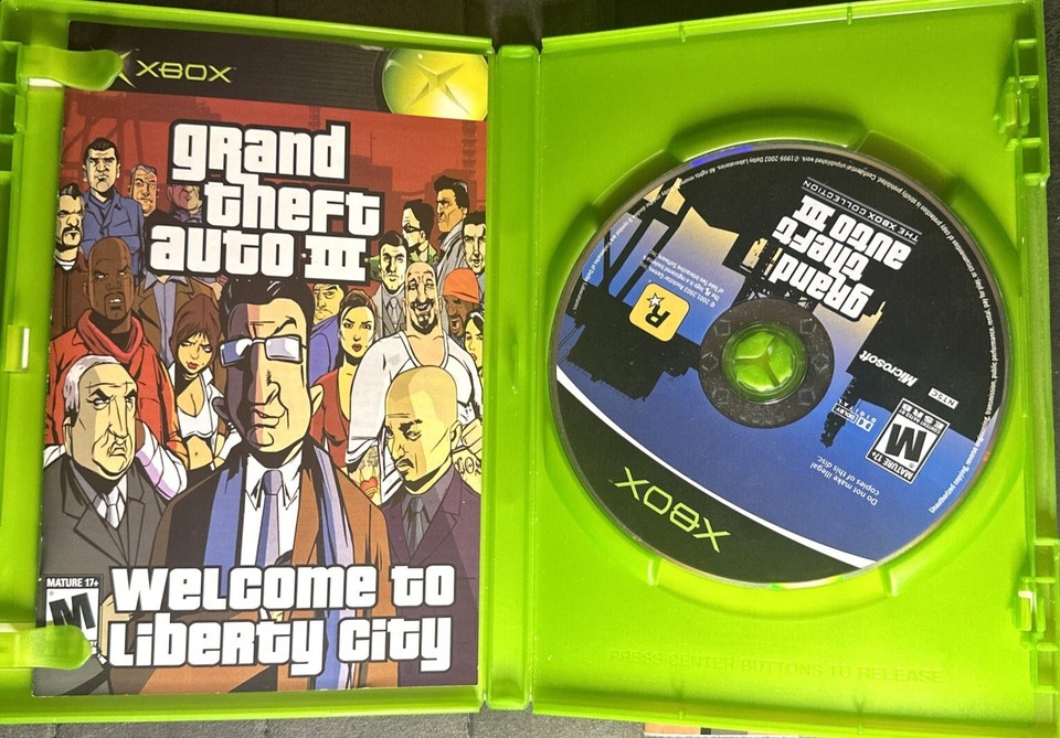 XBOX : GRAND THEFT AUTO III : THE XBOX COLLECTION !! Complete w/Manual ...