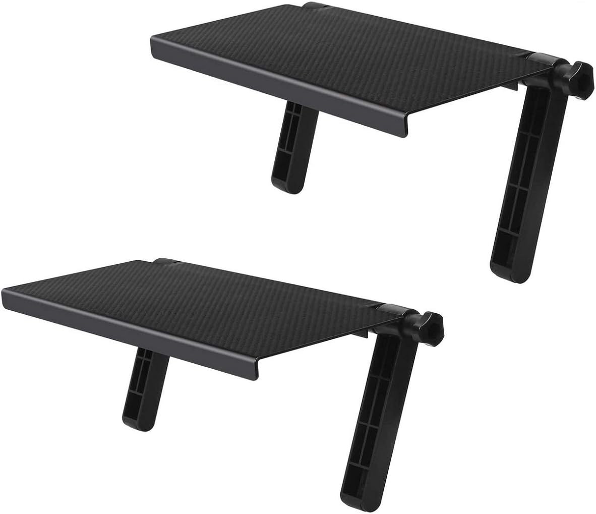 2 Pack Black, Cable Box Shelf For Wall Mounted TV, TV Top Shelf ...