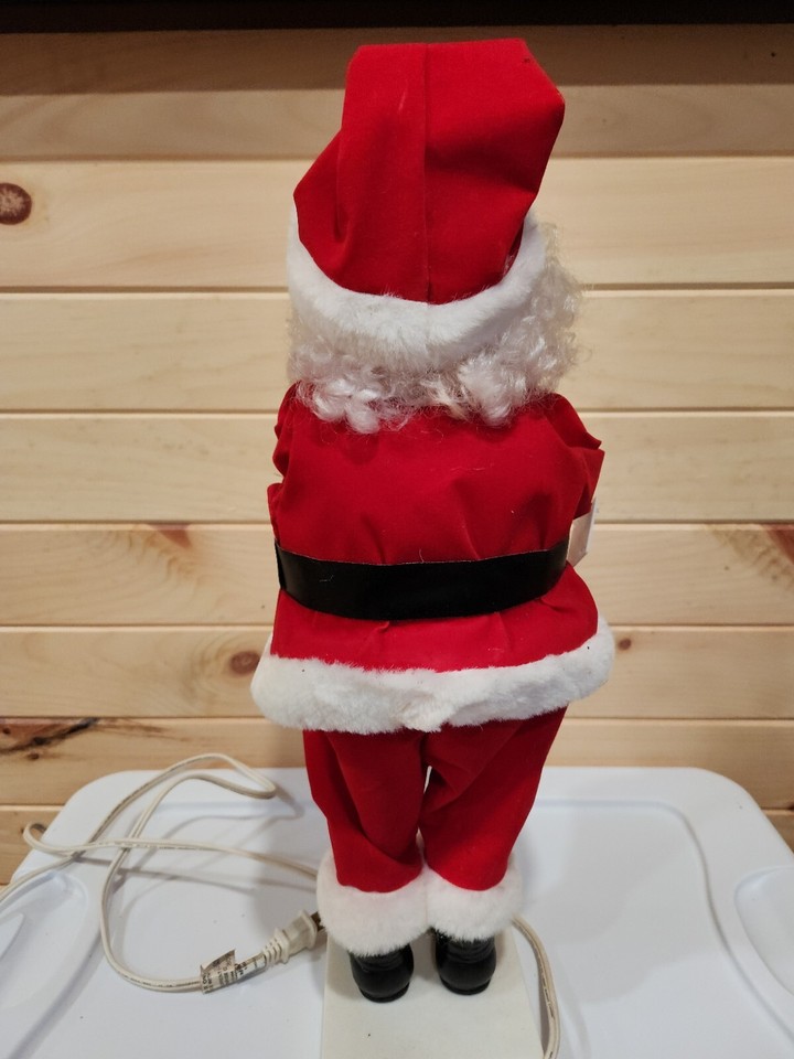 Vtg Telco Motionettes of Christmas 24" Santa Claus Animated ...