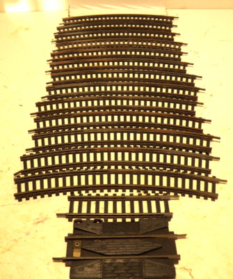 MARX HO SCALE TRACK LOT 13 CURVE 1 HALF STRAGHT 1 RERAILER POWER SUPPLY ...