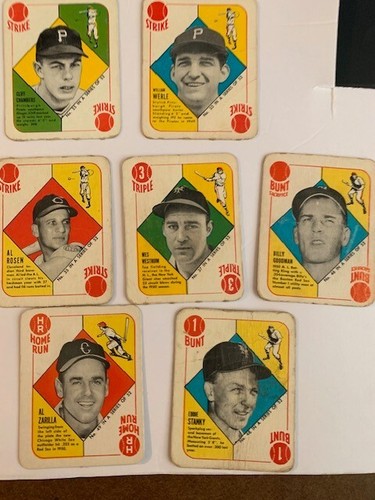1951 Topps Red Back Game Cards - Please read description | eBay