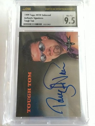 1999 Topps WCW Embossed - Authentic Signatures Tough Tom (AU) for sale ...