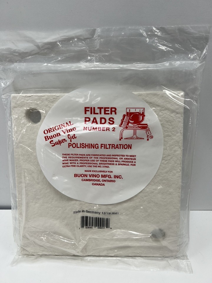 Buon Vino Super Jet Polish Filter Pads No2 Pack Of 3 | eBay