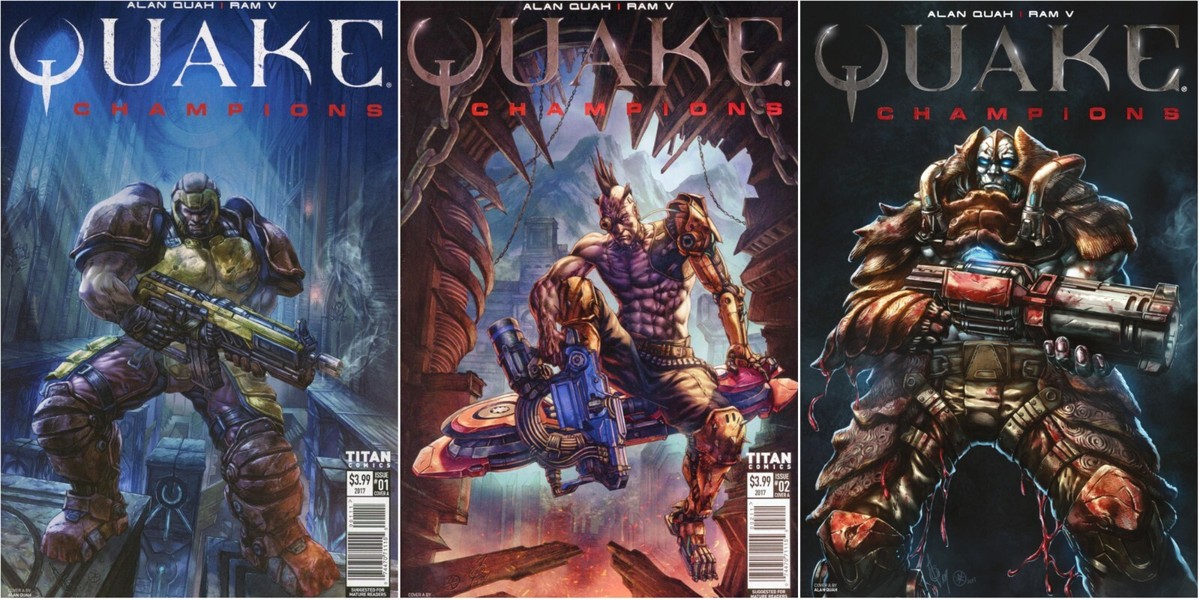 Quake Champions 3 Comics Comic Book Covers Comic Books