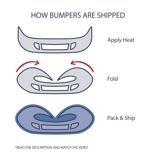 Primed Front Bumper Cover for 2017-2019 Nissan Rogue SL S SV Hybrid ...