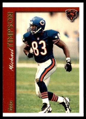Michael Timpson 1997 Topps #142 Bears NFL READ FREE SHIPPING ...
