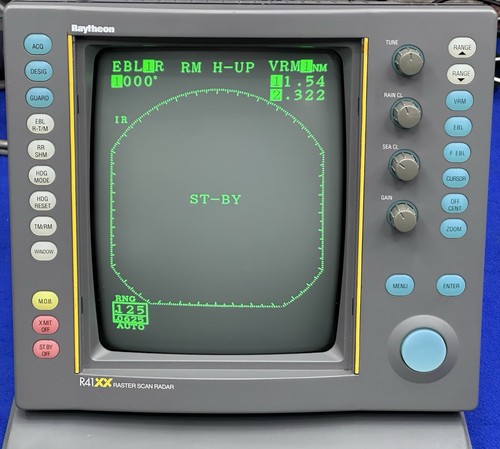 Raymarine Raytheon R41xx Radar Display Unit & Cover ONLY M92548 | eBay