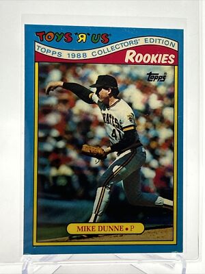 1988 Topps Toys R Us Rookies Mike Dunne Baseball Card #10 NM-MT FREE ...